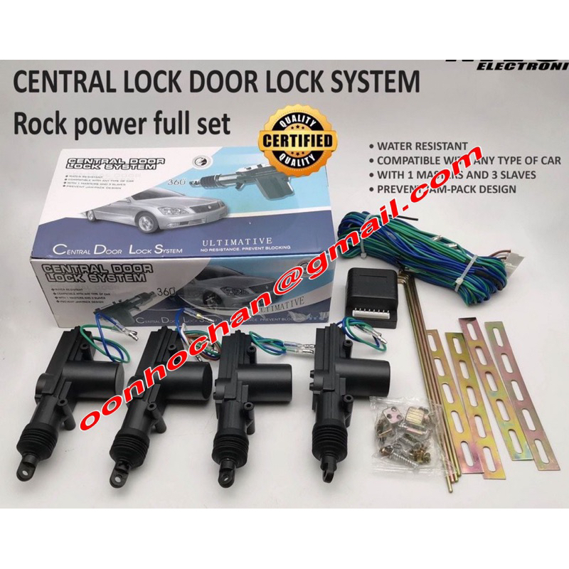 ROCKER POWER FULL SET CENTRAL DOOR LOCKING SYSTEM (ALL VEHICLE MODELS ...