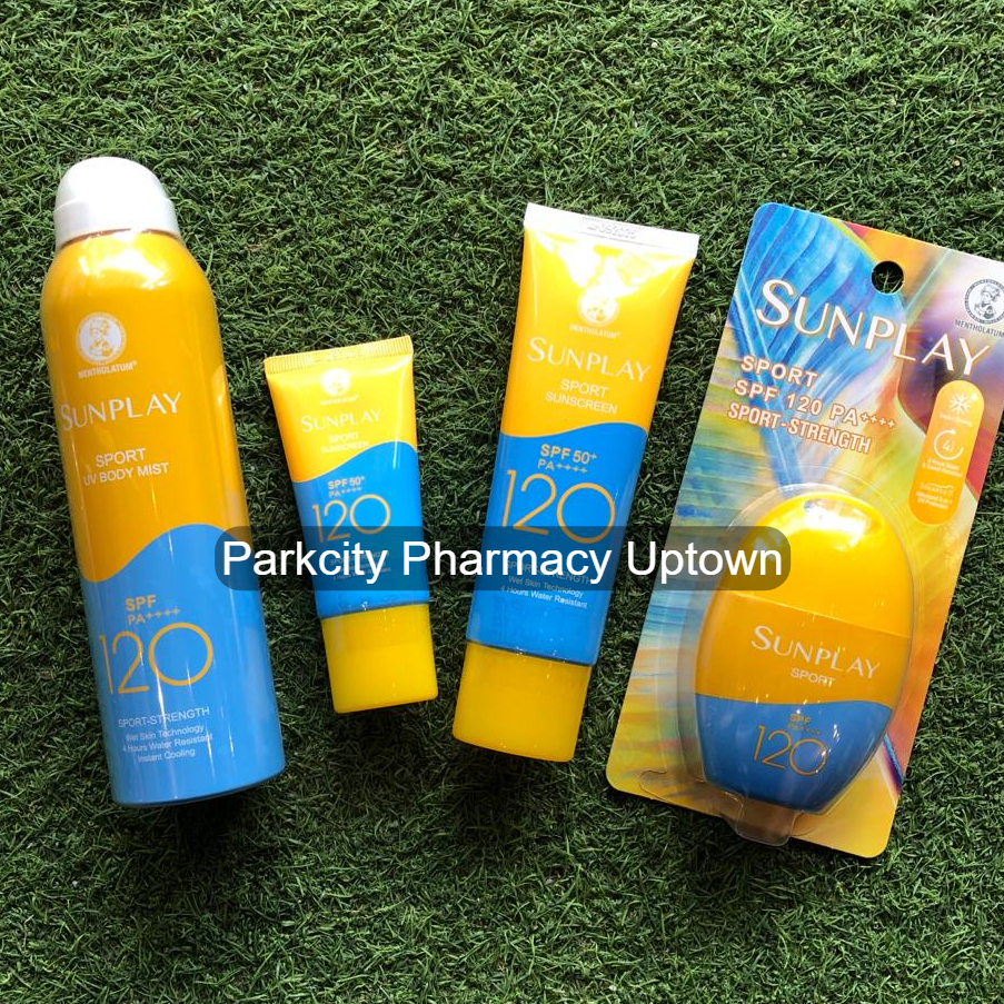 Mentholatum Sunplay Sport Sunscreen SPF50+ PA++++ 120 Tube 30g / 80g OR Lotion Bottle 35g OR ...