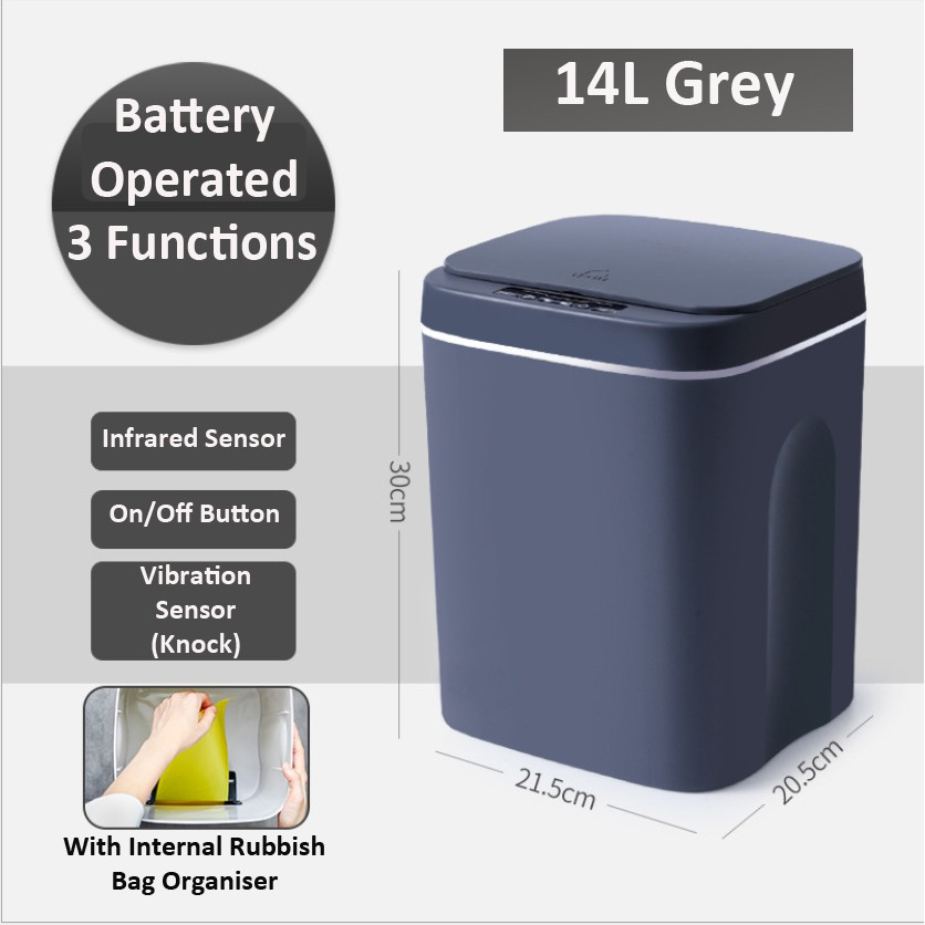 Ringgit Shop Automatic Touchless Big Volume Smart Sensor Dustbin ...