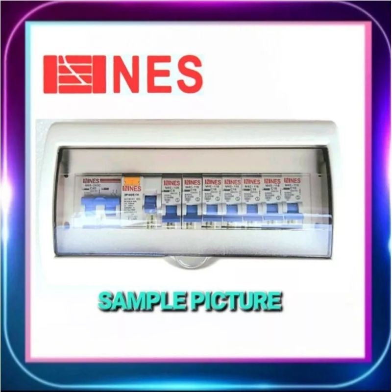 NES & EPS 40A/63A Full Set 10WAY DB BOX WITH ELCB, ISOLATOR(Main Switch ...