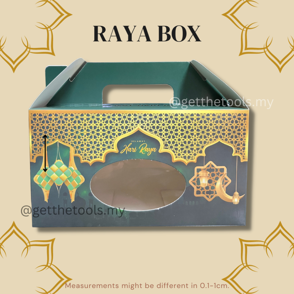 RAYA GIFT BOX KOTAK RAYA BISKUT GIFT SET DOOR GIFT KOTAK KEK | Shopee ...