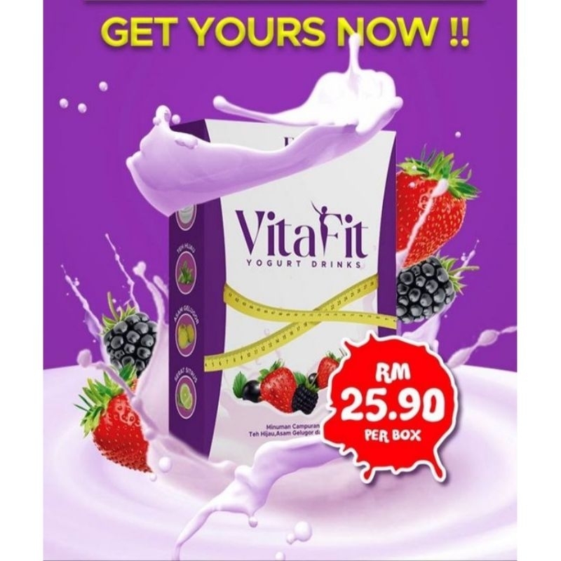 Vitafit 100% Berkesan Turunkan Berat Badan By ESW Yogurt Kurus Terbukti ...