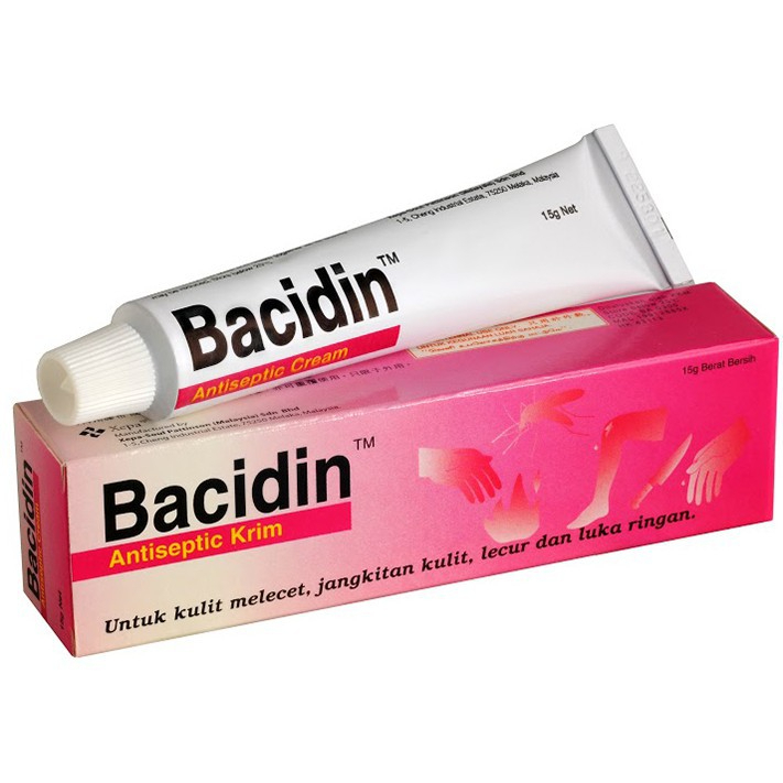 BACIDIN ANTISEPTIC CREAM 15G (exp:1/27) | Shopee Malaysia