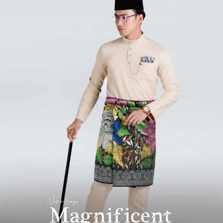 BAJU MELAYU ( CHAMPAGNE ) MAGNIFICENT 4.0 ELRAH EXCLUSIVE | Shopee Malaysia