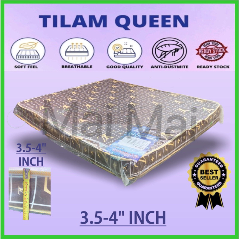 🔥5/6/8 Inch Tilam Queen Mattress High Density Synthetic Mixed Foam ...