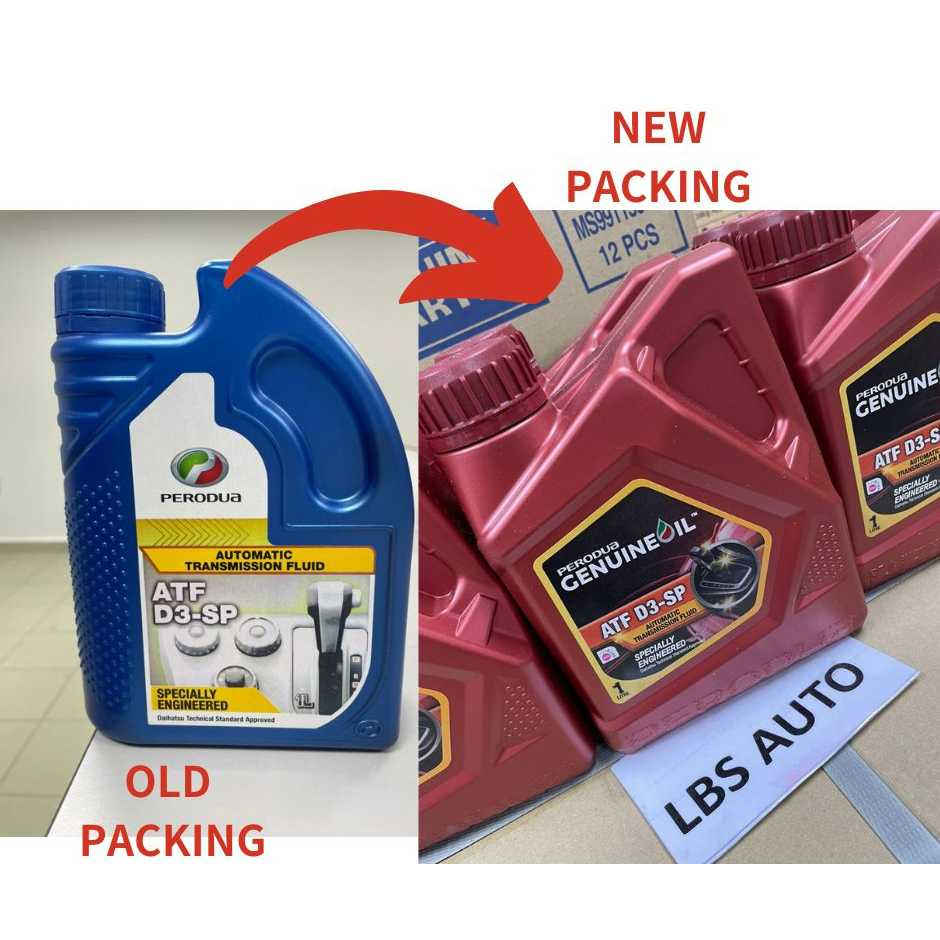 Perodua ATF D3SP Auto GEAR Oil ORIGINAL (1L) Myvi Lagi Best Alza Viva ...