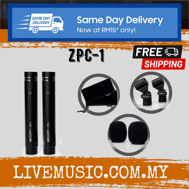 ZOOM ZPC-1 PENCIL CONDENSER MICROPHONE ( ZPC1 / ZPC 1 ) | Shopee Malaysia