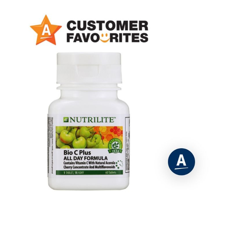 Nutrilite Bio C Plus All Day Formula - 60 Tab (Original ABO) | Shopee ...