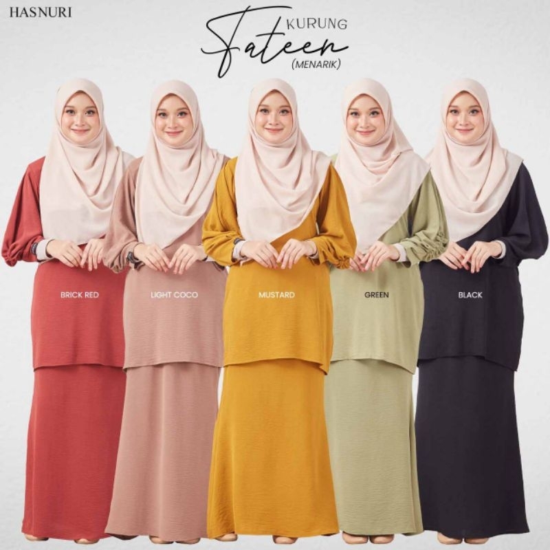🌹KURUNG FATEEN🌹 Collection By Hasnuri 🌹 | Shopee Malaysia