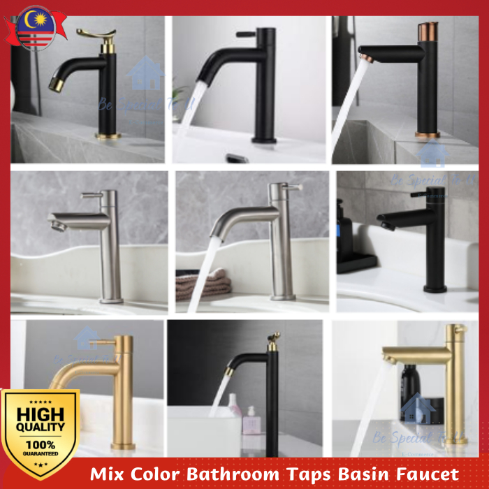 SUS 304 Stainless Steel Bathroom Basin Tap Bathroom Faucet Stainless ...