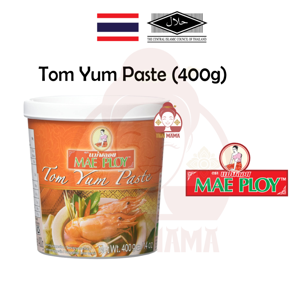 Mae Ploy Curry Paste 400g ( Tom Yum Paste / Green Curry Paste / Red Curry Paste ) [Halal ...