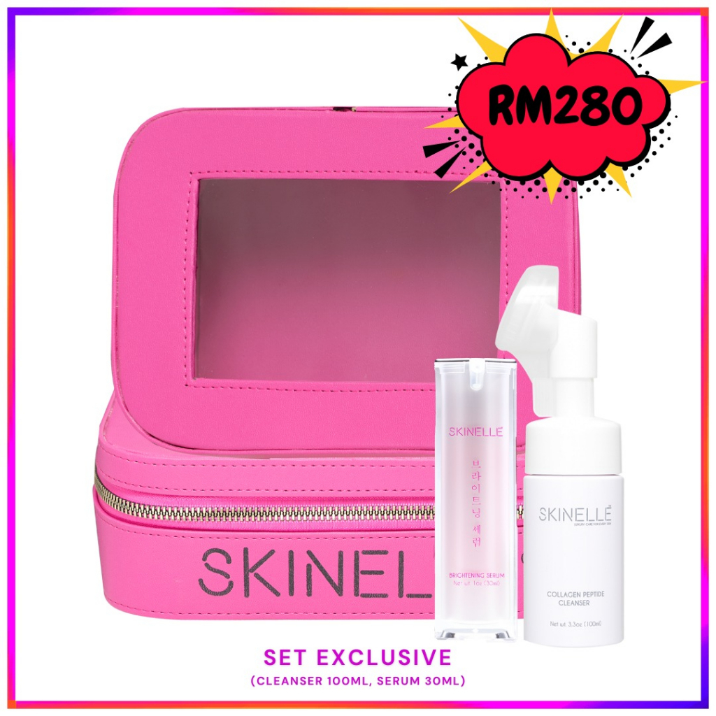 Skinelle Set BTS Pink Korea (Glowing & Pinkish) | Shopee Malaysia