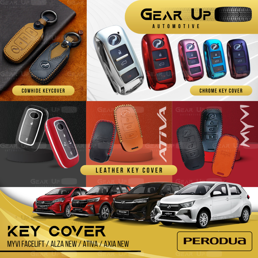 PERODUA 𝐊𝐄𝐘 𝐂𝐎𝐕𝐄𝐑 𝐂𝐎𝐌𝐁𝐎 - New AXIA ALZA MYVI ATIVA Accessories 2024 ...