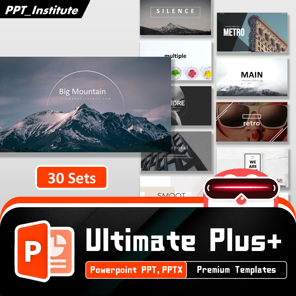 🔥 Powerpoint Template - 30 Sets Ultimate Plus + 🔥 Premium PowerPoint ...