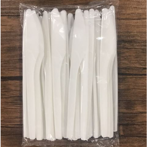 (White) Plastic Disposable Knife - 7Inches (50pcs) | Shopee Malaysia