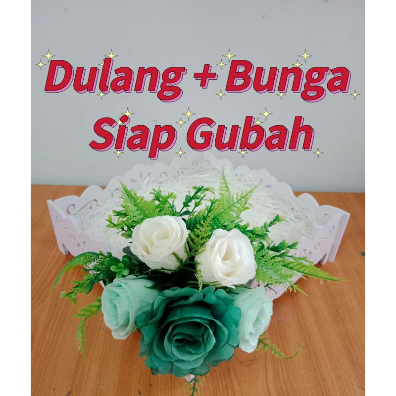 Dulang Dengan Bunga Rose Hantaran Siap Gubah | Shopee Malaysia