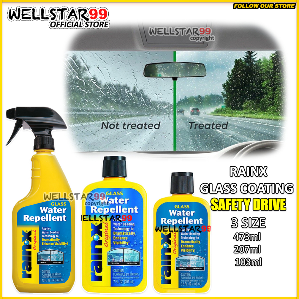 Rain-x Rainx Water rain Repellent 103ml / 207ml / 473ml | Shopee Malaysia