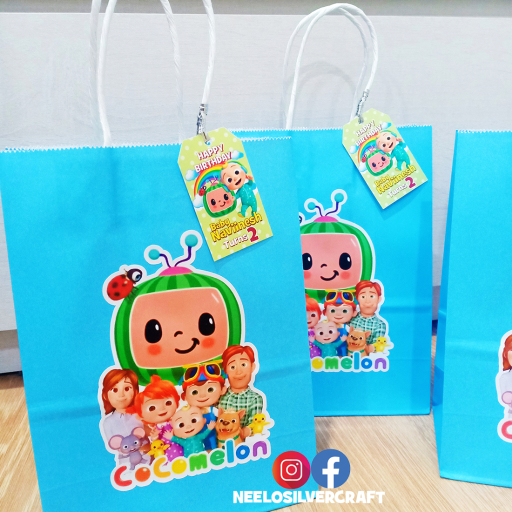 Cocomelon Goodiesbag and Deco for Birthday Party | Shopee Malaysia