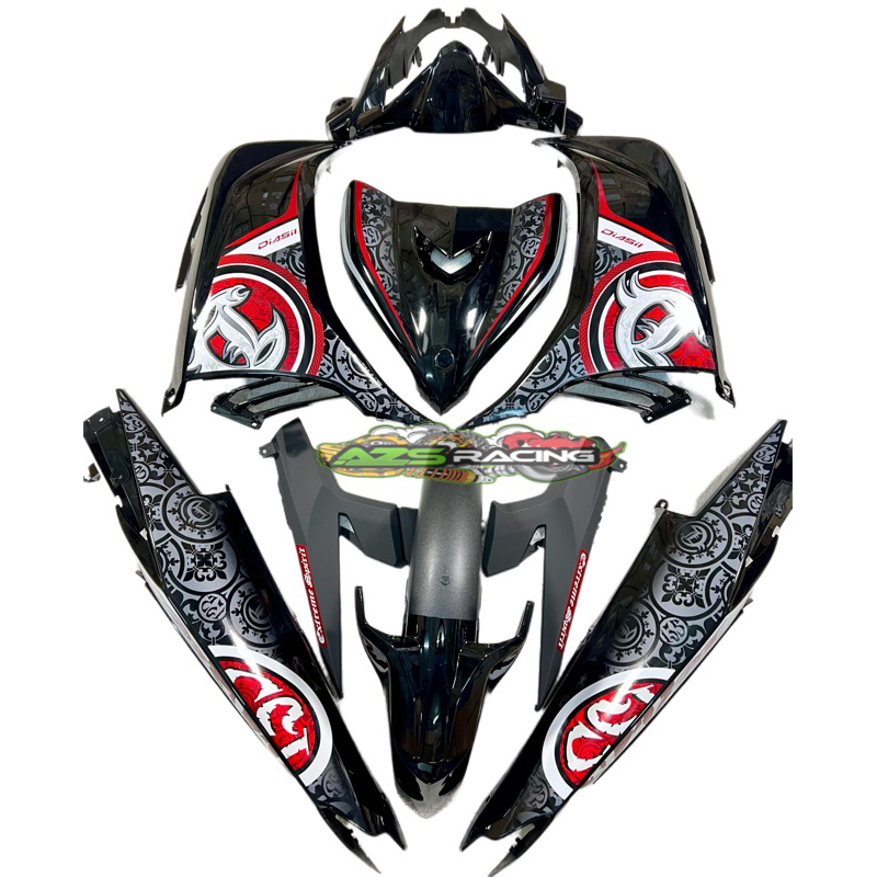 COVERSET 135LC V2 V3 V4 HITAM BATIK HITAM BATMAN HLY | Shopee Malaysia