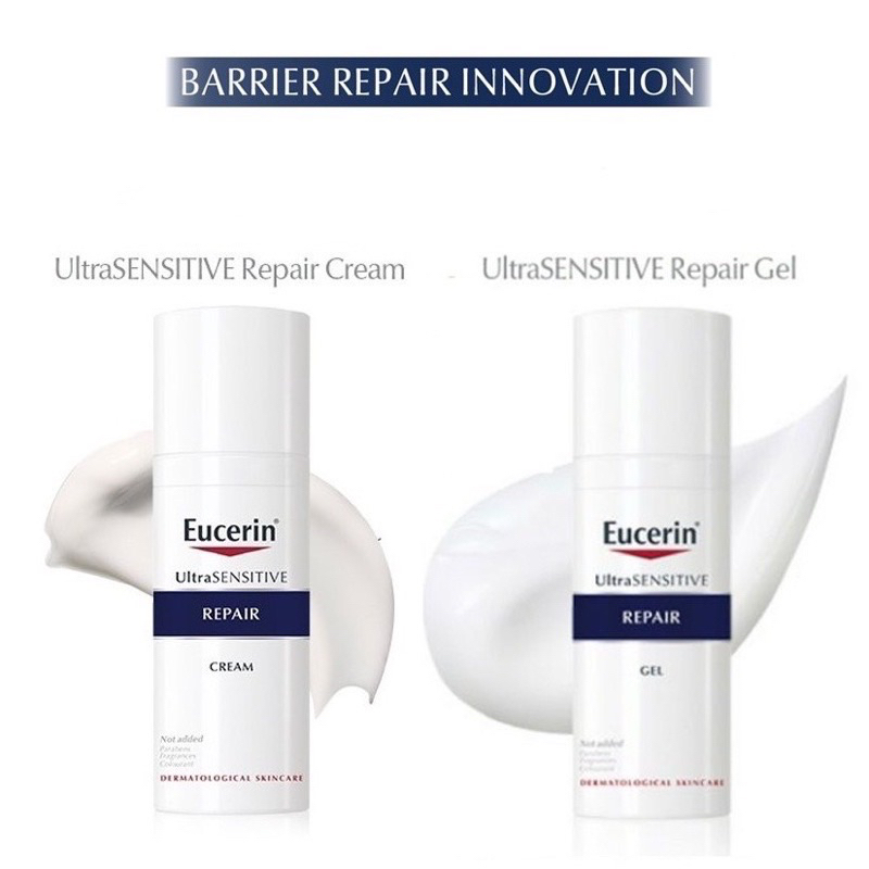 (BOX REJECT) Eucerin Ultra Sensitive Repair Cream/Gel 50ml | Shopee ...