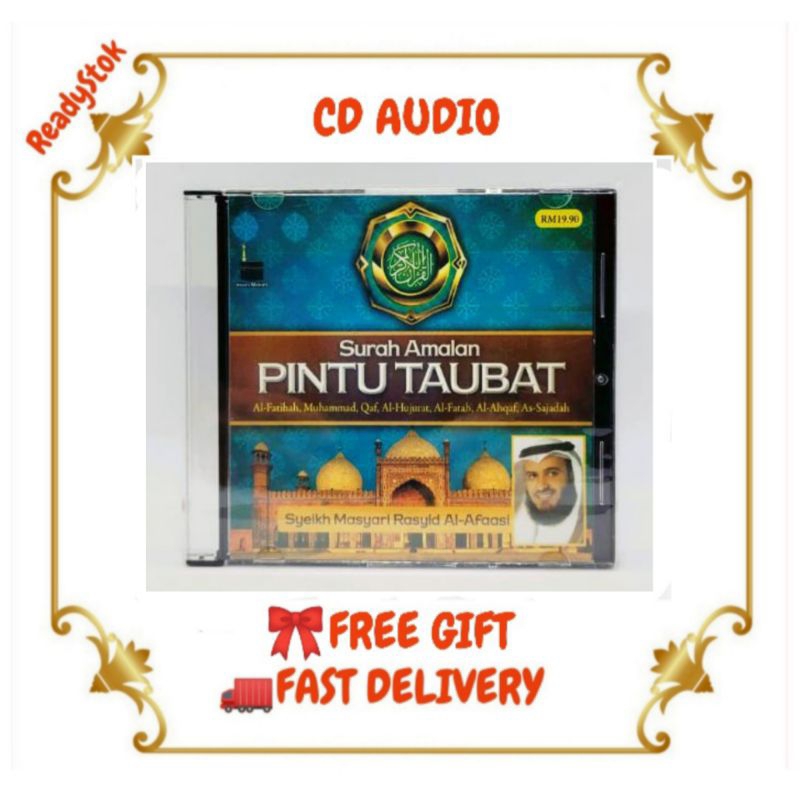 📀CD AUDIO SURAH AMALAN PINTU TAUBAT👳 SYEIKH MASYARI RASYID AL FAASI 🎁 ...