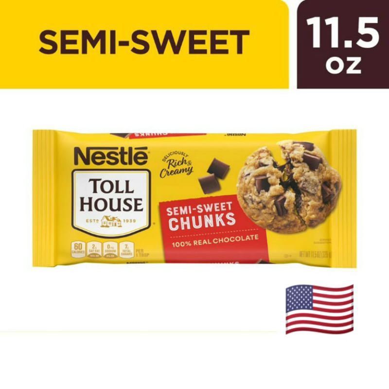 Nestle Toll House Semi Sweet Baking Chocolate Chunks 11.5oz imported ...