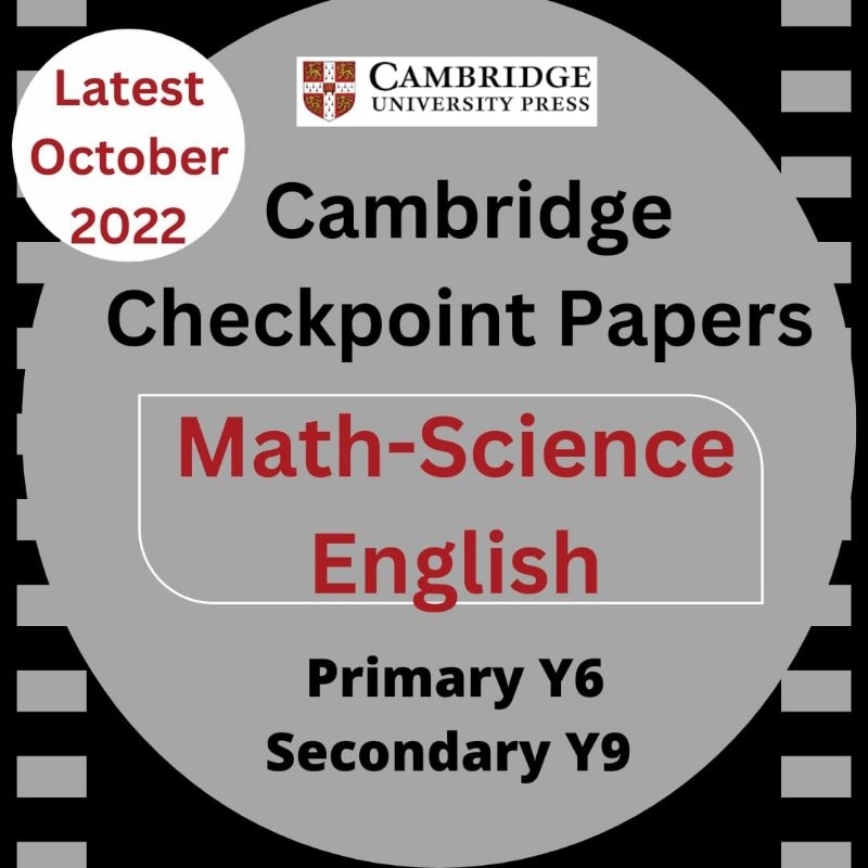 SC.39🌟Latest October 2022 Checkpoint Papers🌟Primary Y6🌟Secondary Y9🌟 ...