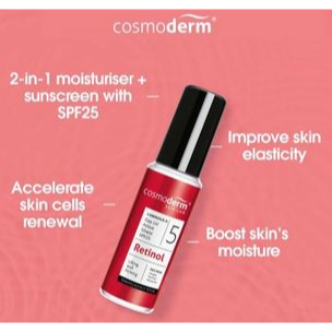 COSMODERM LUMINOUS A DAY UV ACTIVE SHIELD SPF50PA+++ (RETINOL) STEP 5 ...