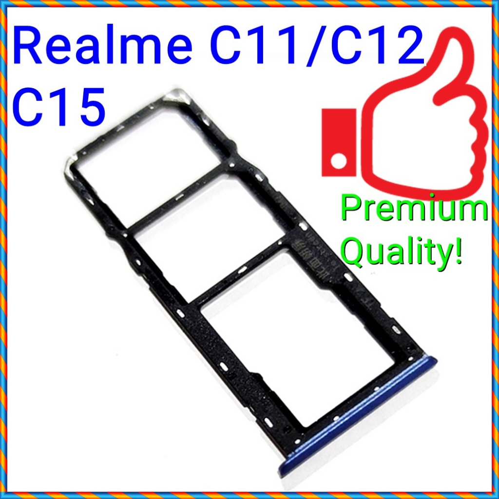 (5 Color) NEW ORI Dual SIM and TF Card Tray Slot Holder for Realme C11 ...