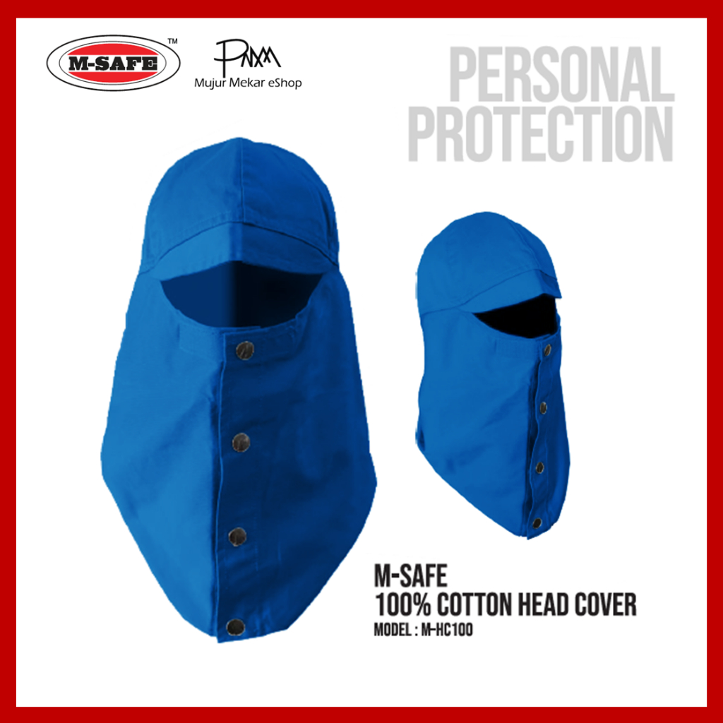 M-SAFE 100% COTTON HEAD COVER - WELDING FACE COVER | Shopee Malaysia