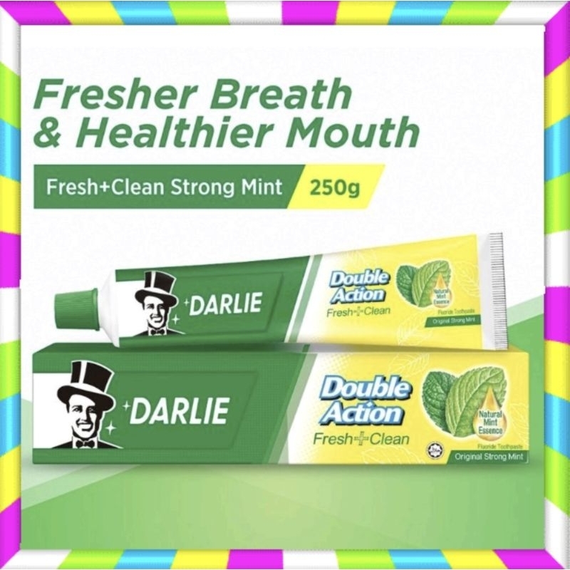 Darlie Double Actions Toothpaste 250g (One Tube) | Shopee Malaysia