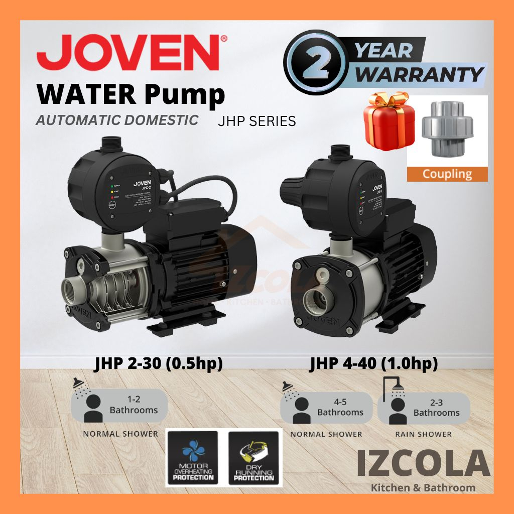 Pam Air Domestik Automatik JOVEN JHP 2-30 0.5hp / JHP 4-40 1.0hp /JOVEN Automatic Domestic Water ...