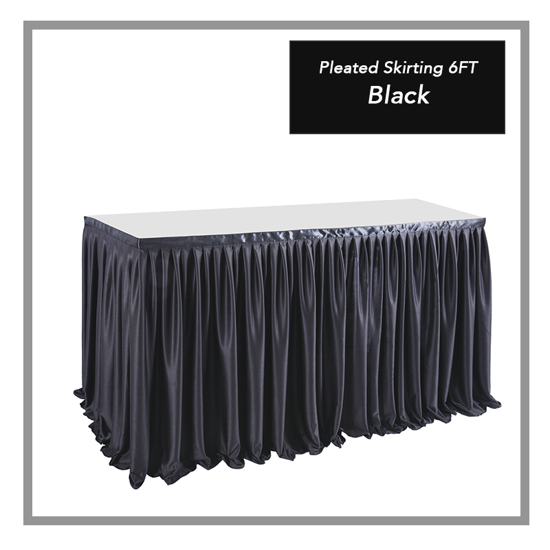 ACEVE DREAM READYSTOCK Pleated Table Skirting Meja Hotel Pleat Wedding ...