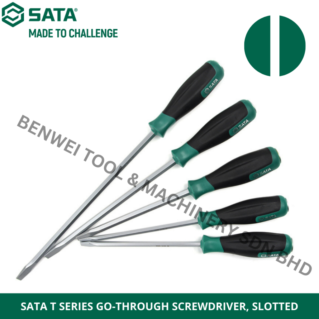SATA T-SERIES GO-THROUGH SCREWDRIVER, SLOTTED / FLAT LEPER SATA ...