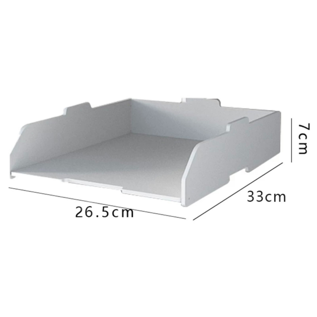 Desktop Rack Office File Holder Stationery Storage A4 Folder Holder Rak ...