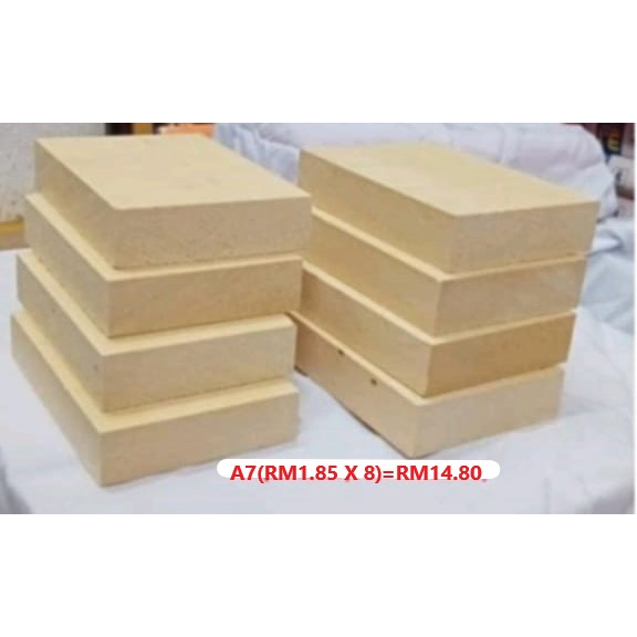 Jelutong wood/ kayu jelutong Saiz A7 x 8 pcs (ketebalan 28mm x 74mm x ...