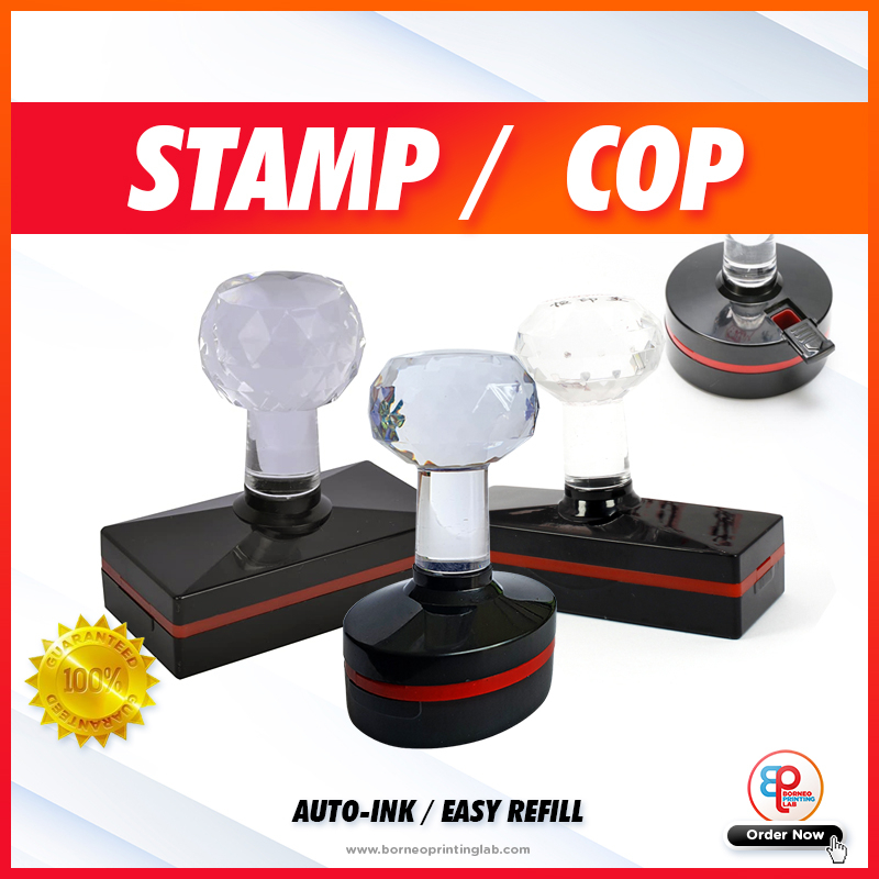 Preinked Stamp Round & Rectangle / Company Flash Stamp / Cop Syarikat ...