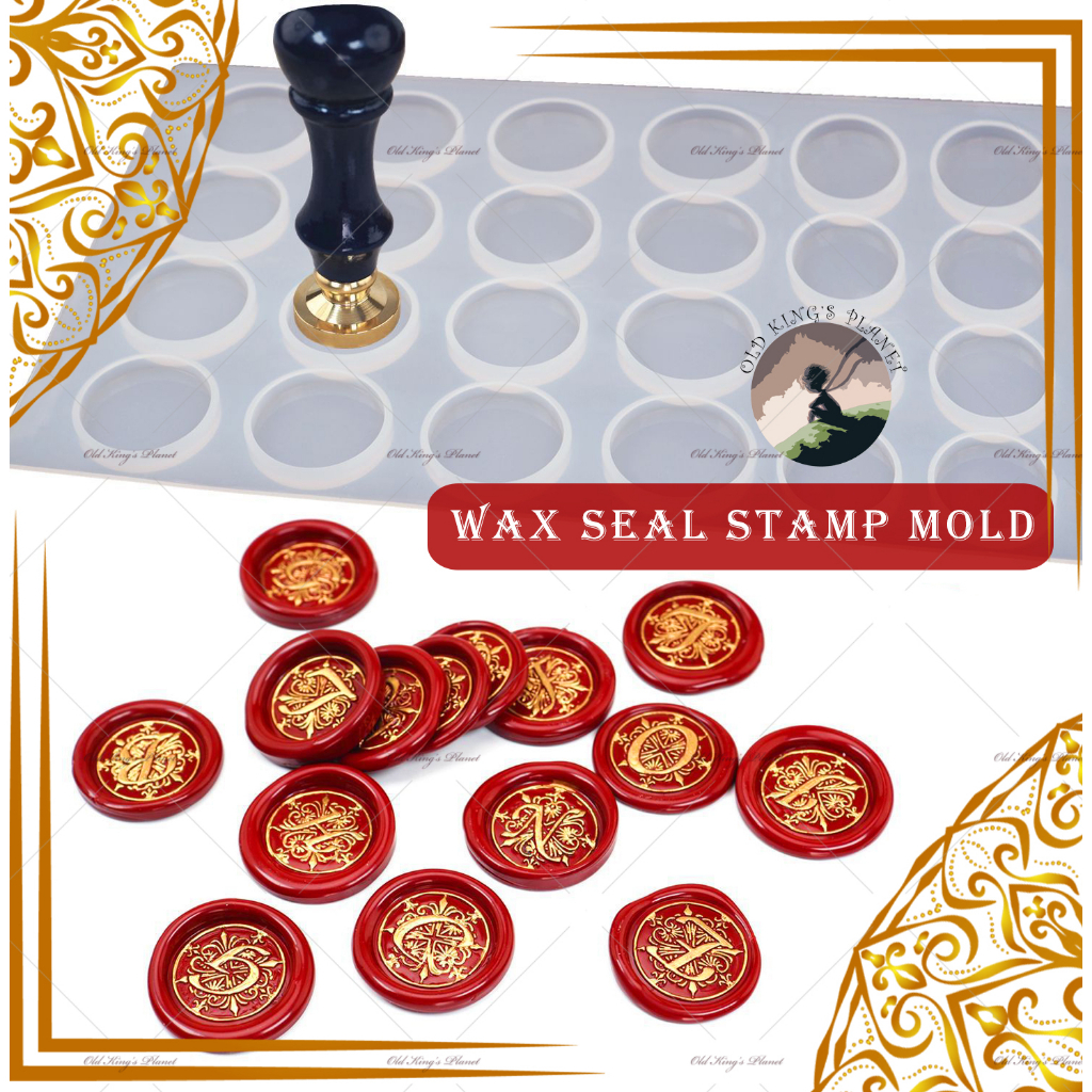 Wax Seal Stamp Mold Silicone Mold Wax Sealing Mat 火漆印章模具 | Shopee Malaysia