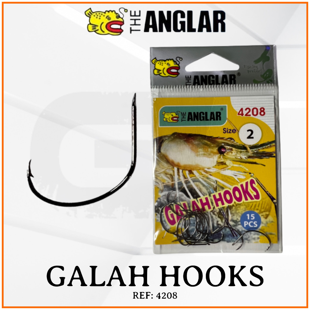 The Anglar Galah Hooks Prawn Shrimp Fishing Hook (Ref: 4208) | Shopee ...