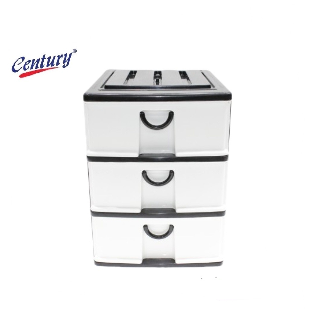 Century Mini Drawer A4 3 TIER Document Organizer Rak Buku Rak Kecil 3 ...