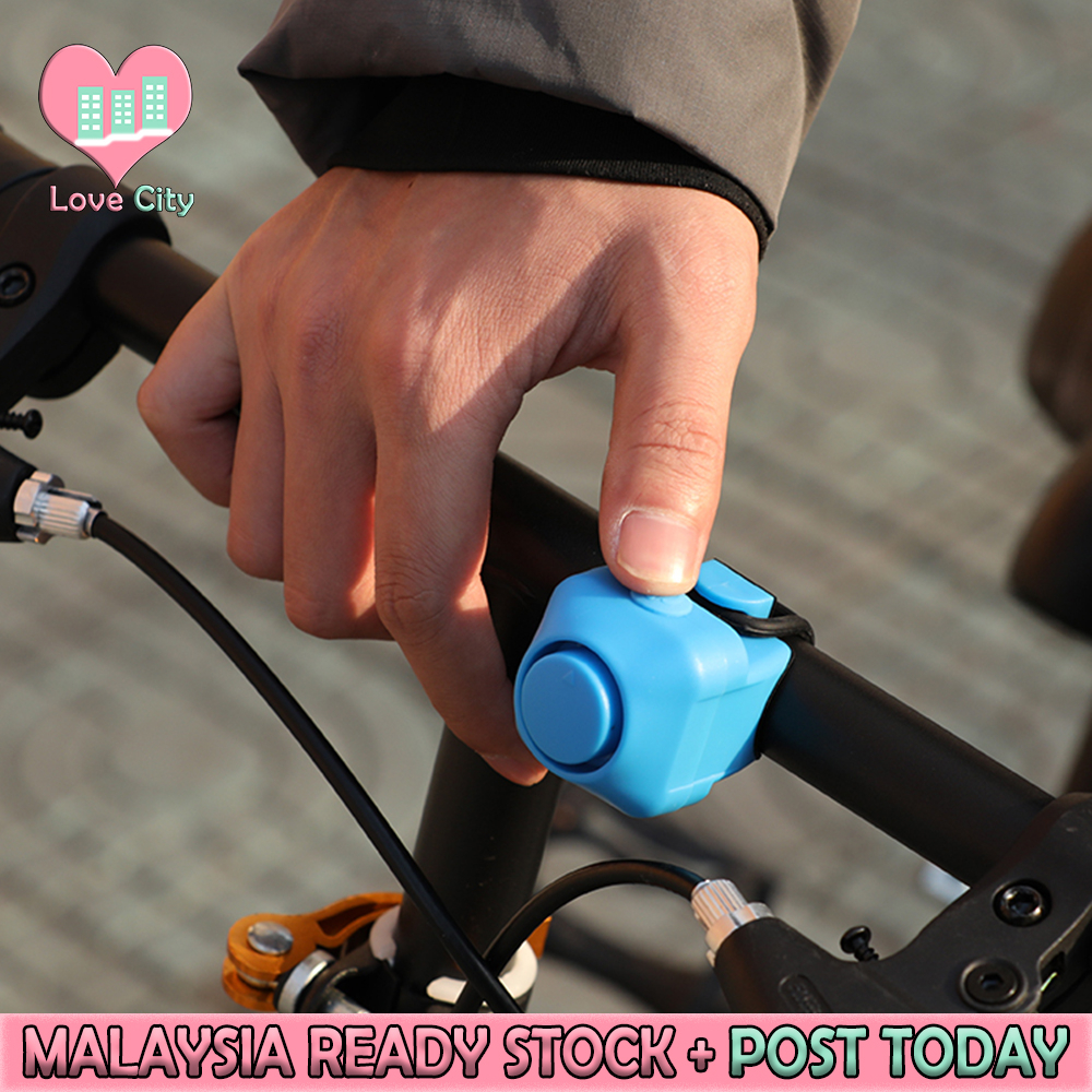 Bicycle electronic horn 130 decibel warning safety bell bicycle alarm ...