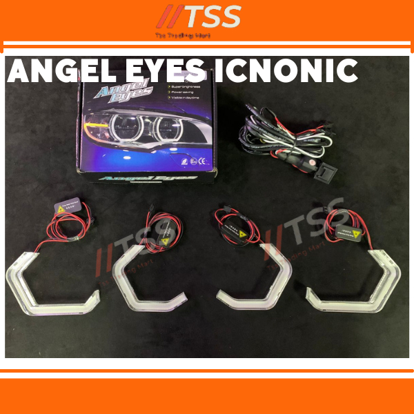 BMW Angel Ring Type Iconic Crystal Angel Eyes DRL Turning Signal ...