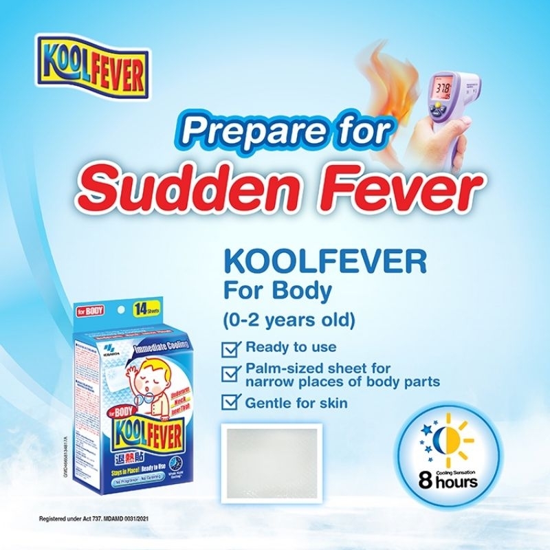 KOOLFEVER for sudden fever series ( 2 sheets ) | Shopee Malaysia
