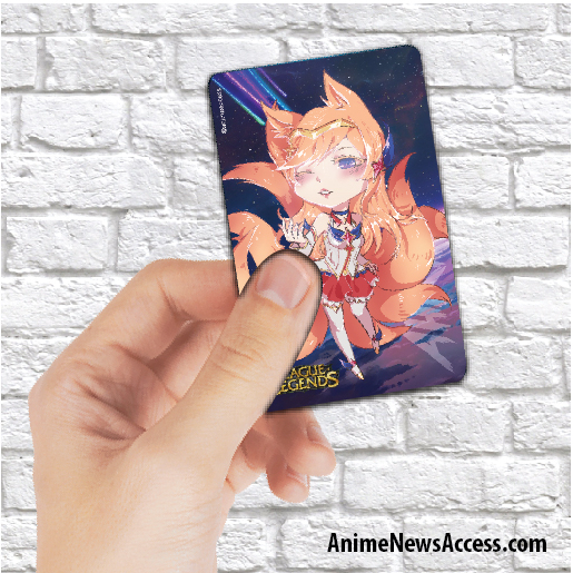 Ahri Star Guardian Skin League of Legends Stickers Fanart Chibi Touch N ...