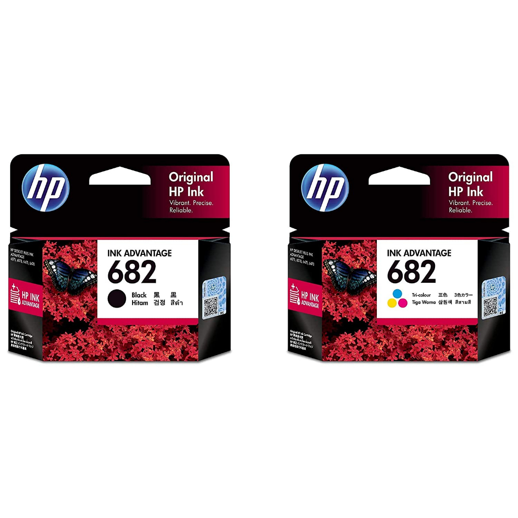 HP 682 HP682 ORIGINAL INK CARTRIDGE BLACK / COLOR HP DESKJET 2336 ...