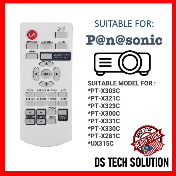 PANASONIC Projector Remote Control [M'SIA STOCK] N2QAYA000088 | Shopee ...