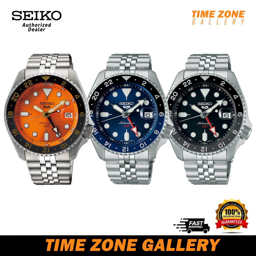Seiko 5 Sports GMT Series Men Watch SSK001K1 / SSK005K1 / SSK003K1 ...