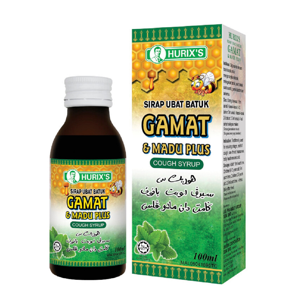 Hurix's Cough Relief Adult Gamat & Honey (60ml) | Shopee Malaysia