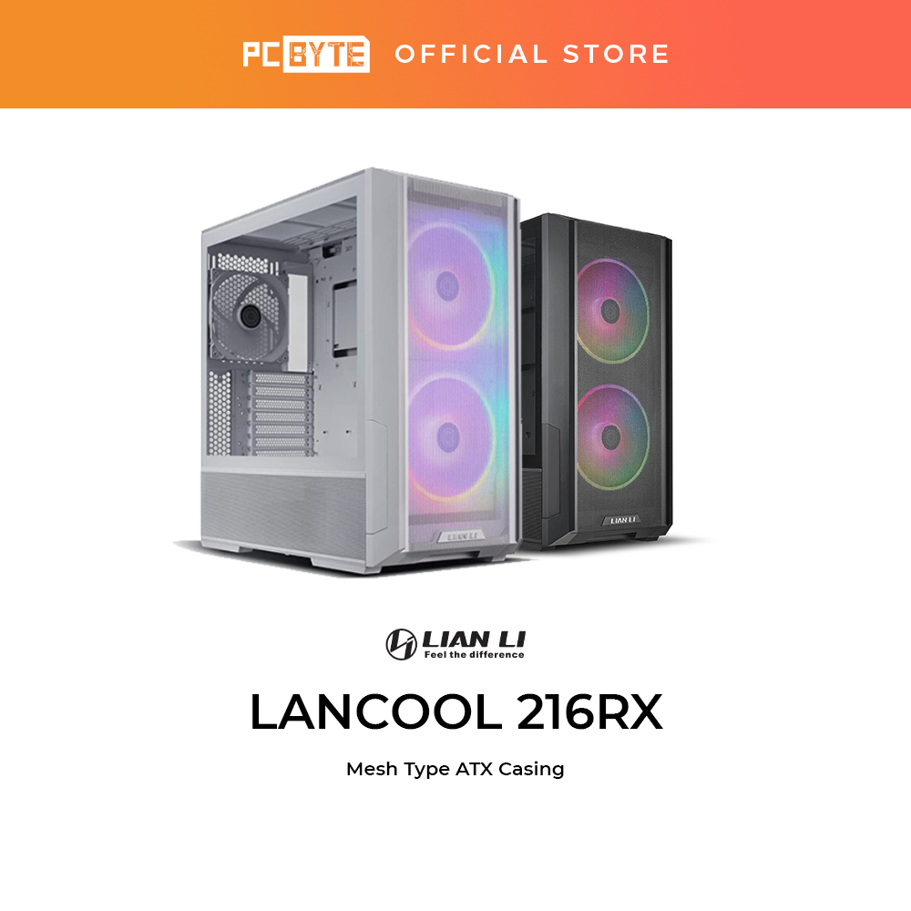Lian Li Lancool 216 Series RGB Mid Tower ATX Case [216RX/216RW ...