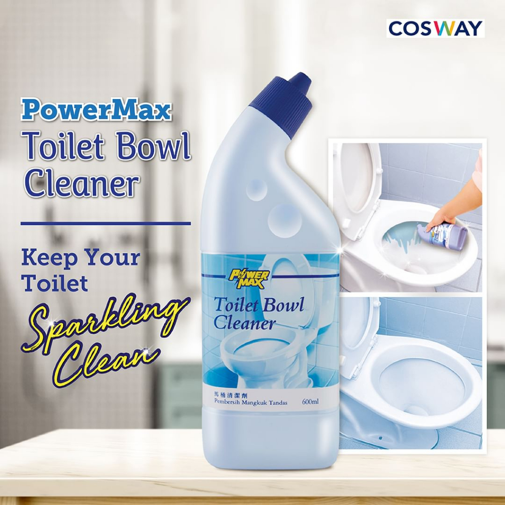 COSWAY PowerMax Toilet Bowl Cleaner (600ml) - 08104 / Fresh Clean ...
